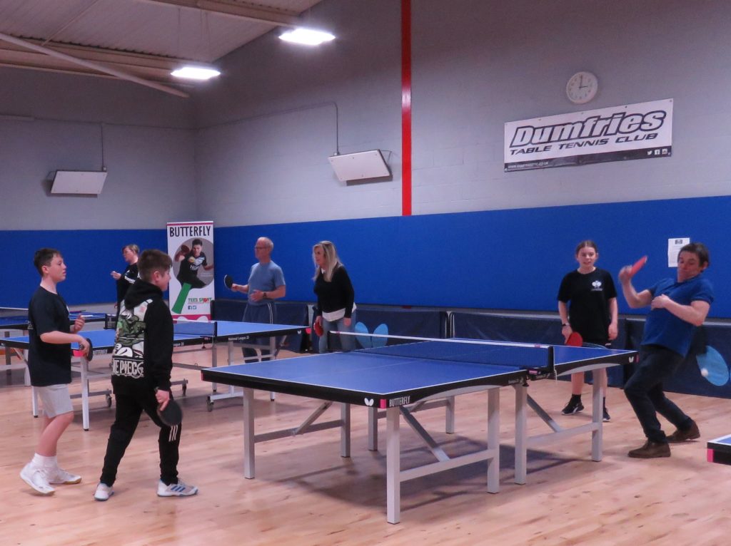 Summer Family Fun Table Tennis Sessions – Dumfries Table Tennis Club